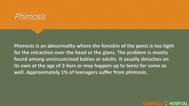 What is Phimosis? Know more about it | PPTX | Sexual Conditions ...