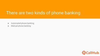 What is phone banking? | PPTX
