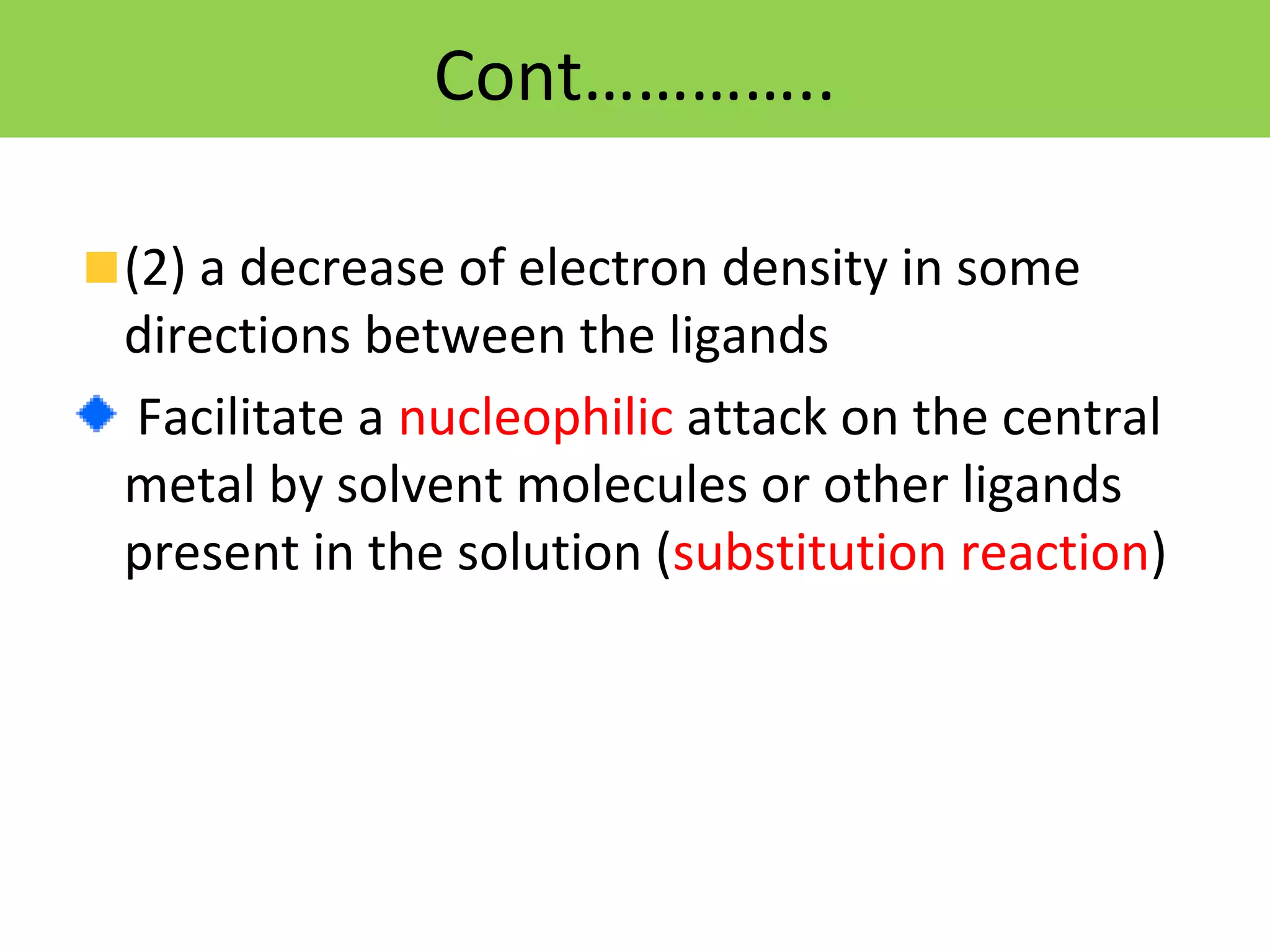 photo chemistry of ligand in coordination compound | PPT