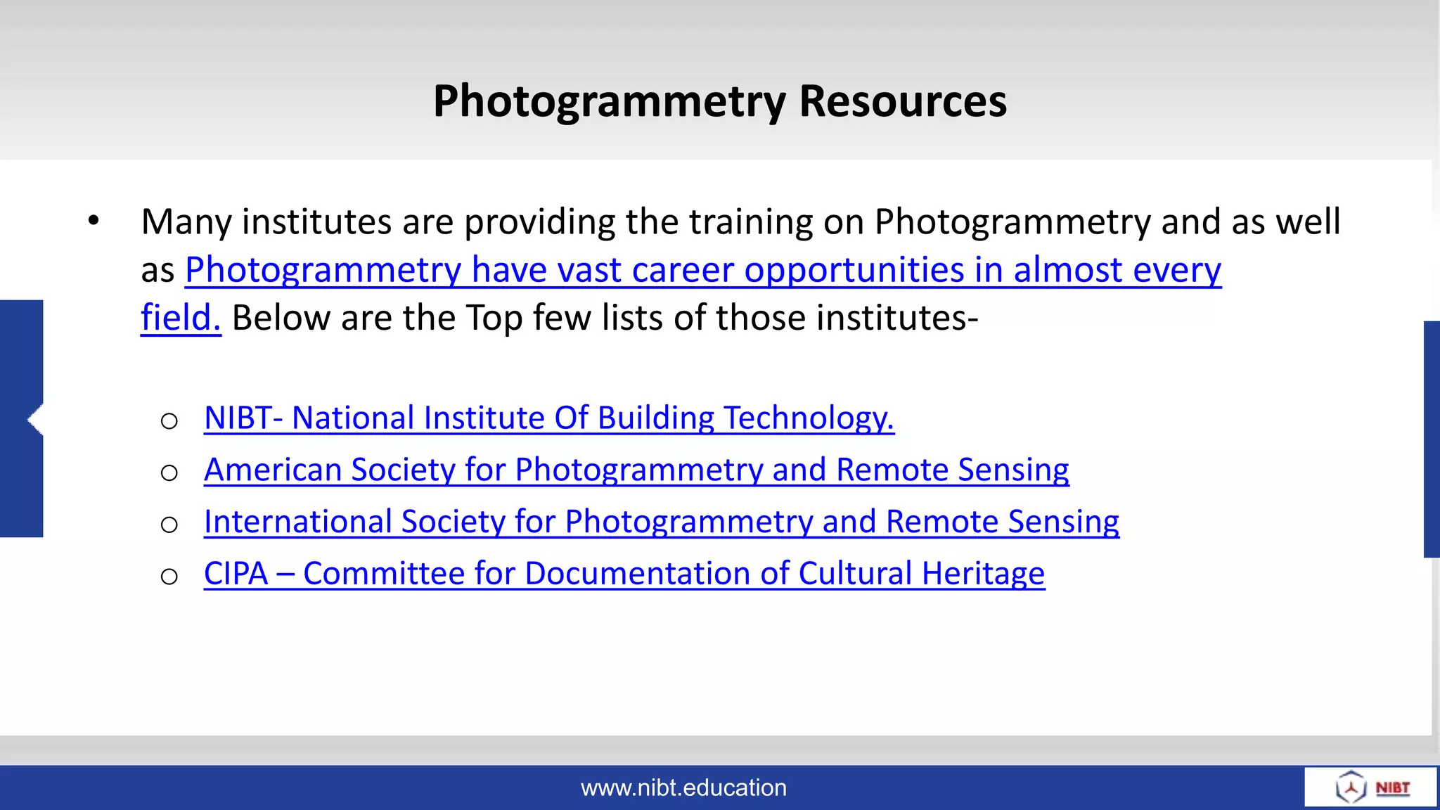 What is photogrammetry overview and resources | PPT