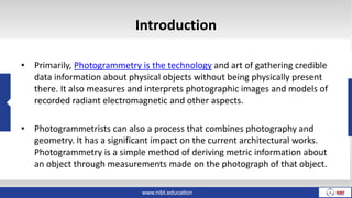 What is photogrammetry overview and resources | PPT
