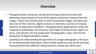 What is photogrammetry overview and resources | PPT