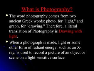 Photography, Elements and Compositions.ppt