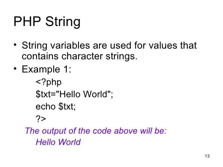 What Is Php