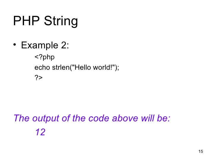 What Is Php