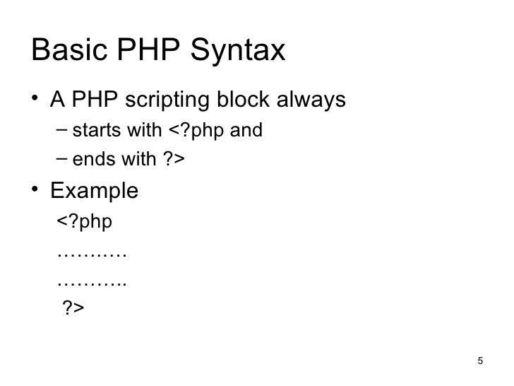 What Is Php