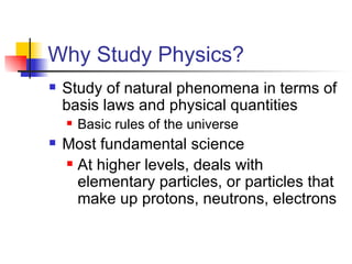 What Is Physics | PPT