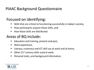 What+is+piaac+household+module.050316 | PPT