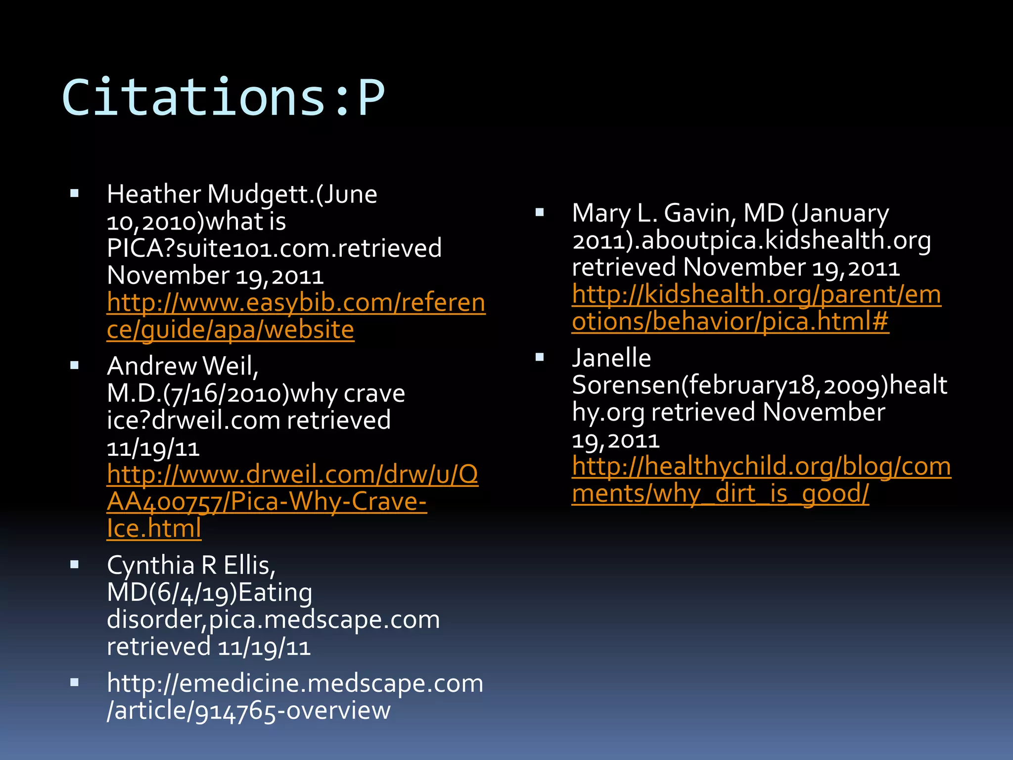 What is pica | PPTX | Digestive Disorders | Diseases and Conditions