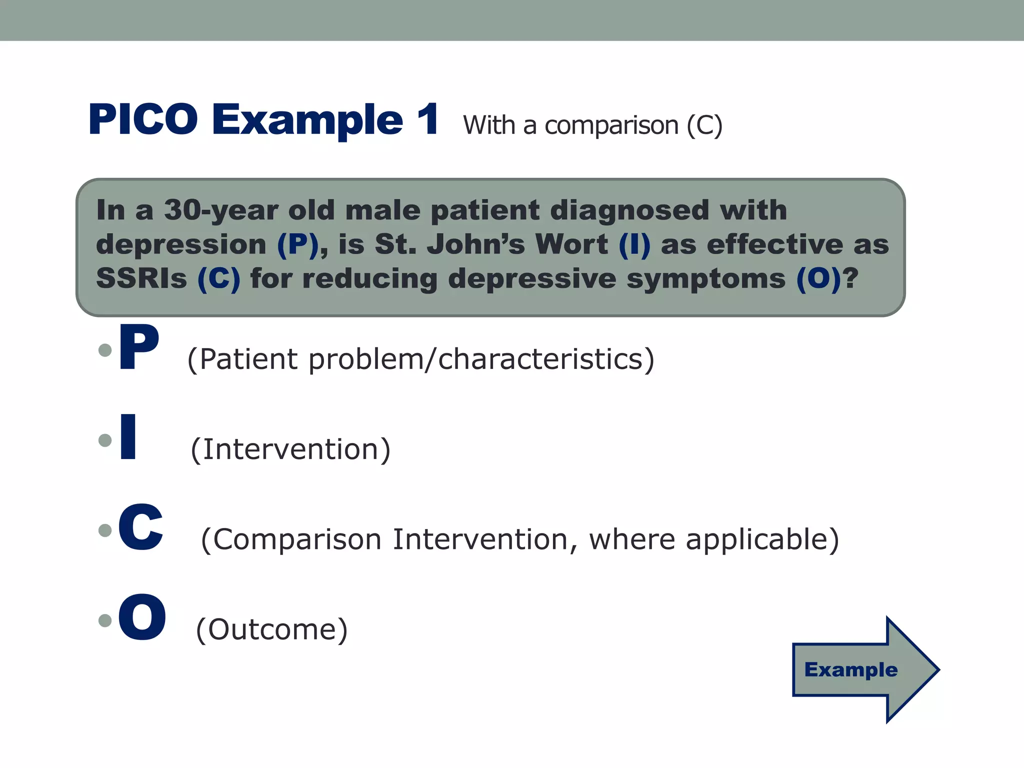 What is PICO? | PPTX | Medical Health
