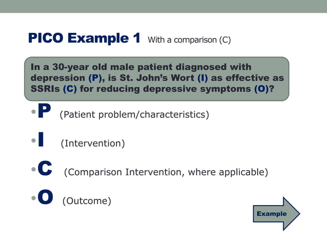 What is PICO? | PPTX | Medical Health
