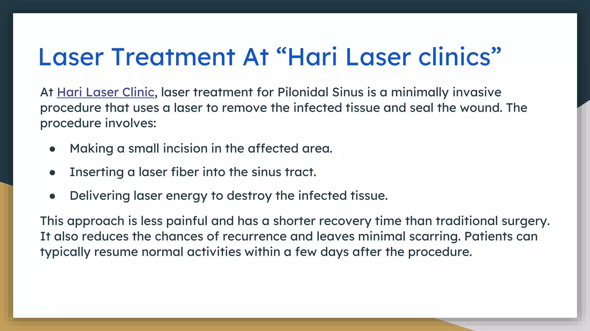 What is Pilonidal Sinus , Causes , Symptoms And Treatment .pptx