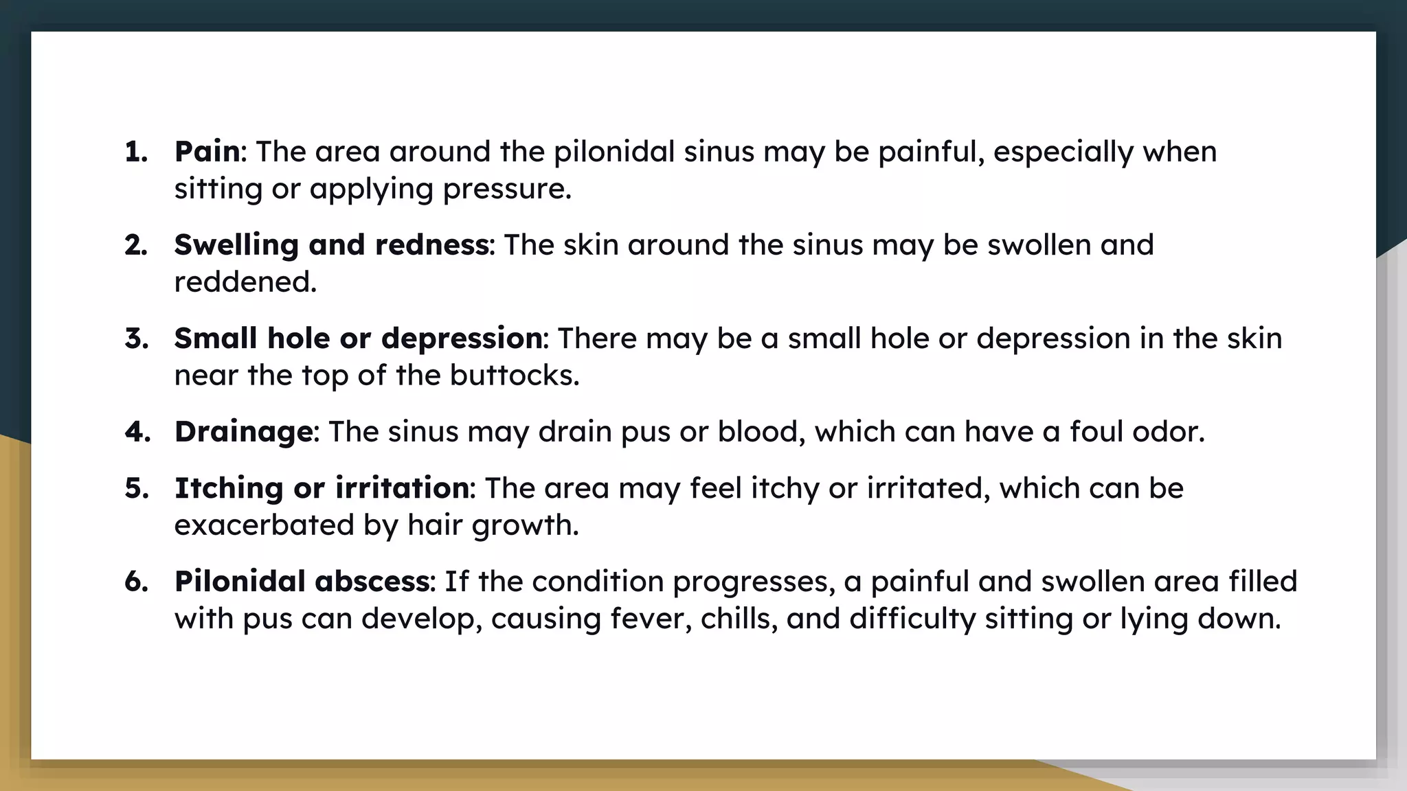What is Pilonidal Sinus , Causes , Symptoms And Treatment .pptx