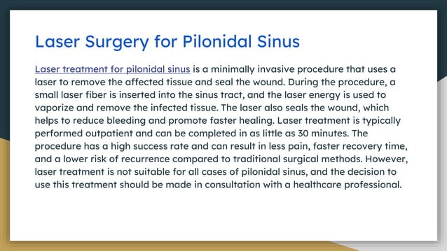What is Pilonidal Sinus , Causes , Symptoms And Treatment .pptx