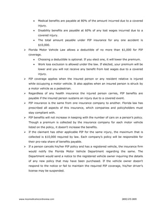 What Is PIP Insurance? | PDF