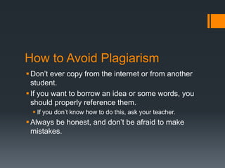 What is plagiarism | PPTX