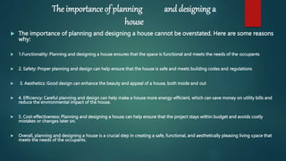 What is planning and designing house reporting.pptx