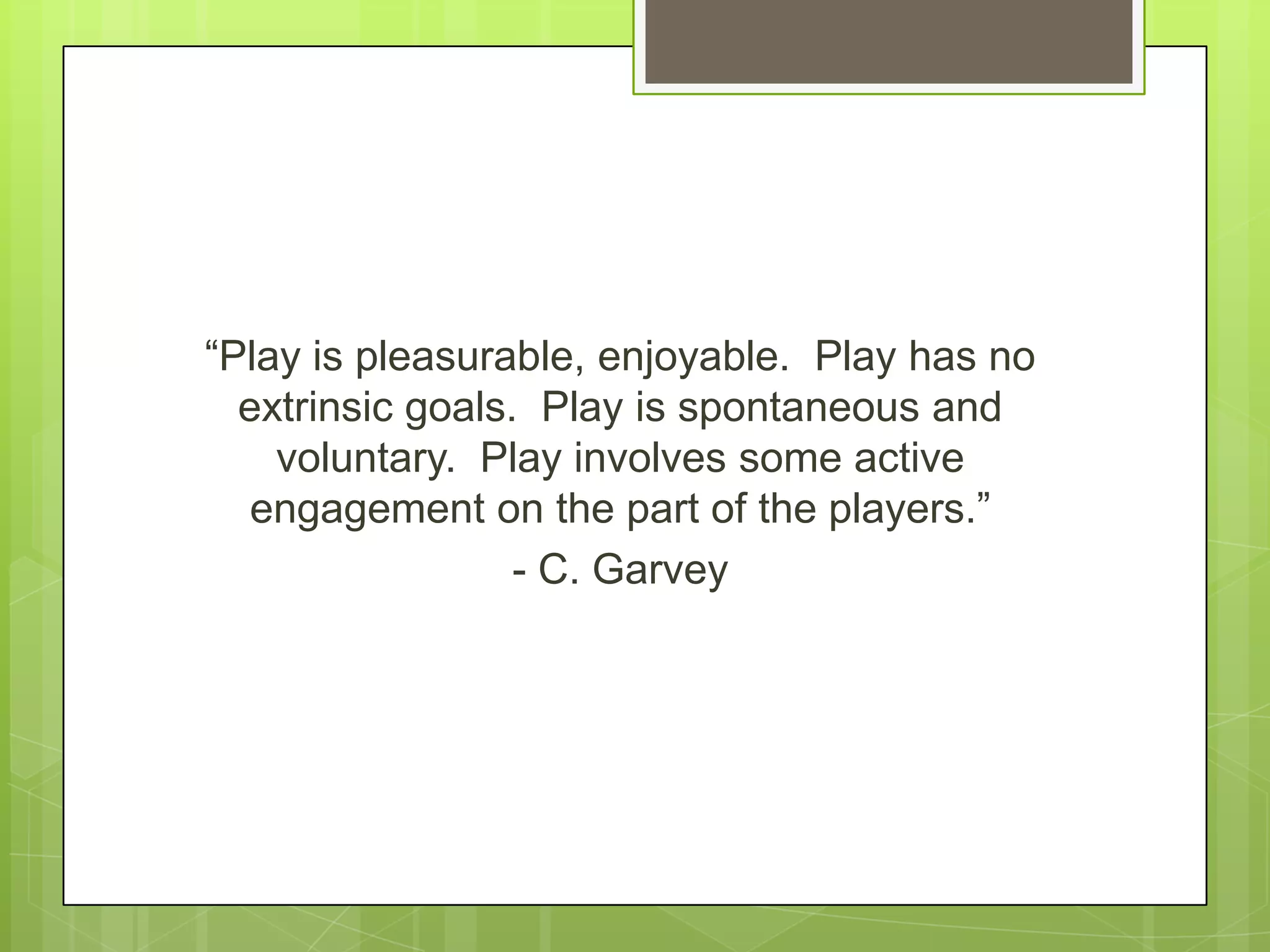 What is play | PPTX