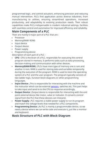 Industrial Automation -EEE-NotesWhat is PLC.docx