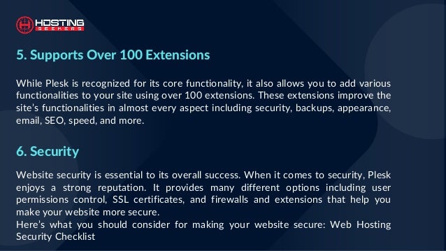 What Is Plesk Hosting? | PPT