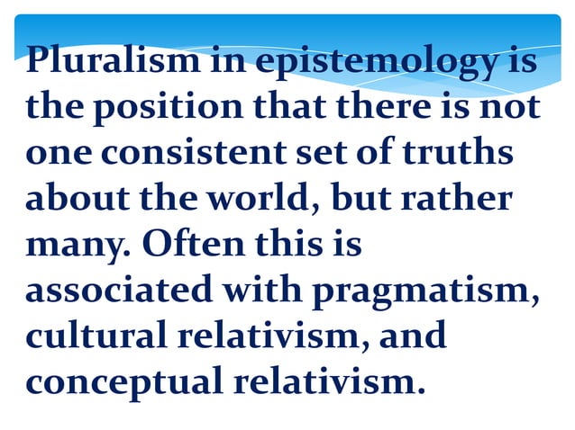 What is pluralism | PPTX | Science