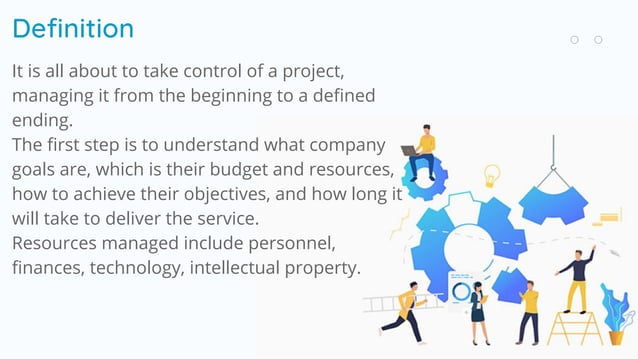 Project Management: definition, examples and benefits | PPT