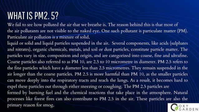 What is pm2. 5 and why is it important | PDF | Lung and Respiratory Health | Diseases and Conditions