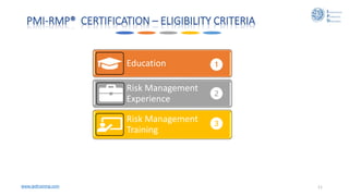 What is PMI-RMP An Overview | PPTX