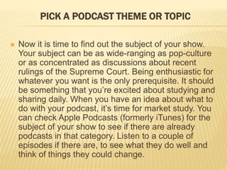 What is podcast | PPTX