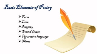 Poetry PowerPoint Presentation for Grade 8 | PPTX