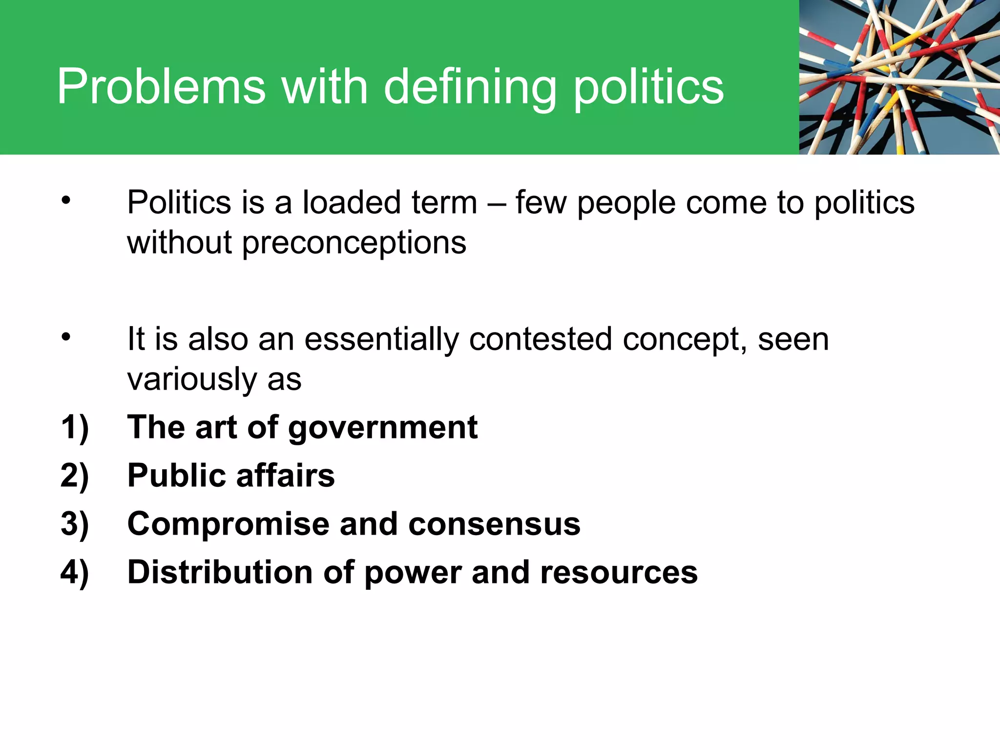 What is politics | PPT