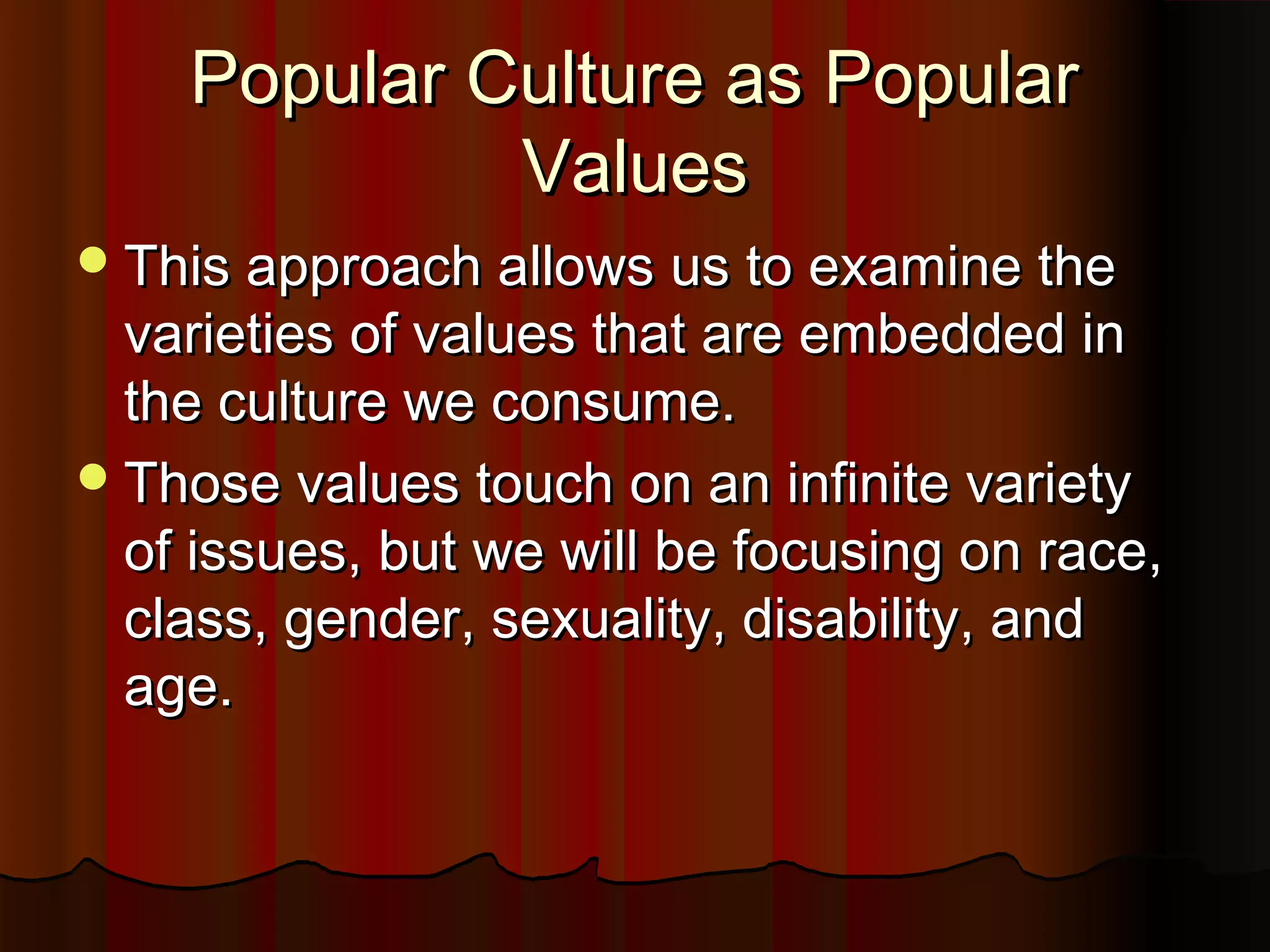 What is Popular Culture? | PPT