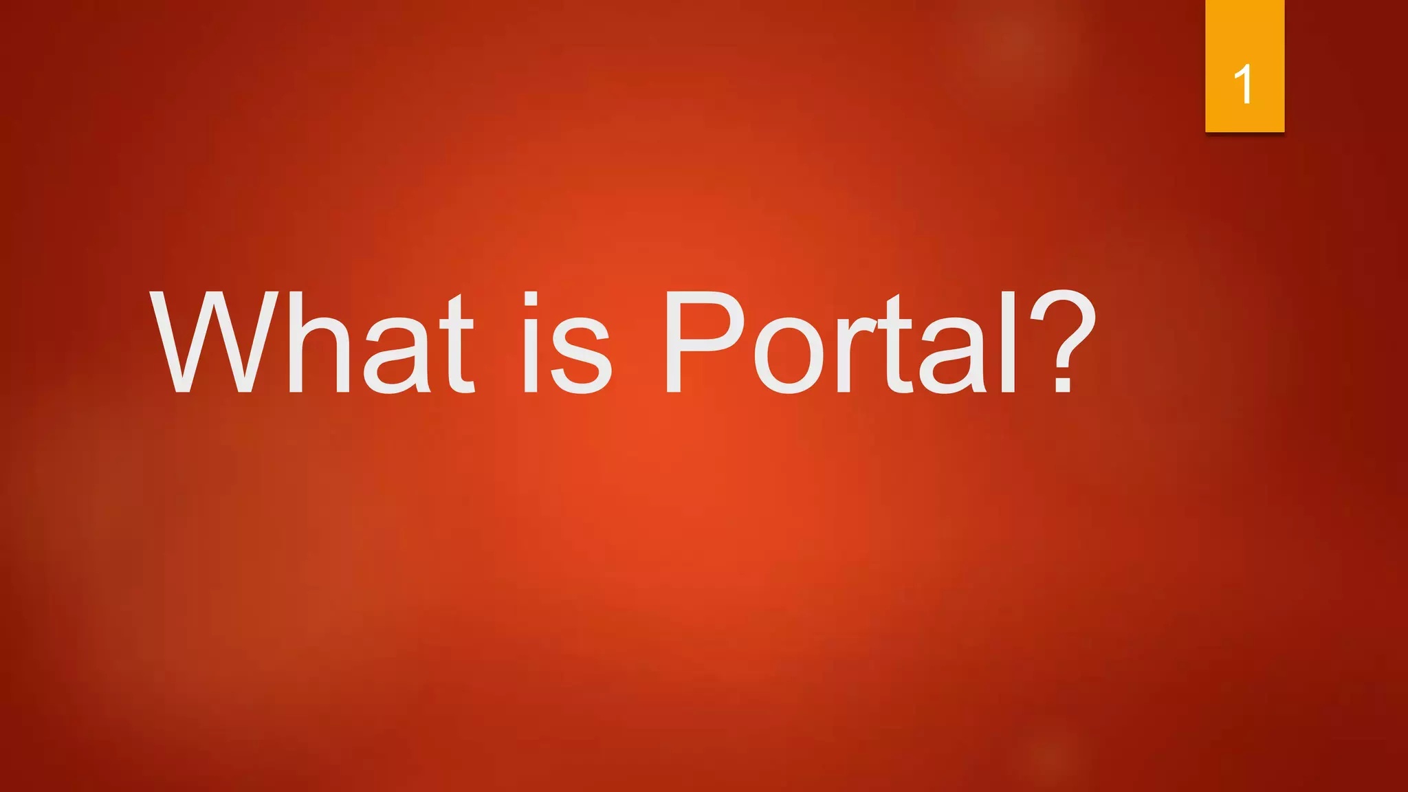 What is portal vs website | PPTX