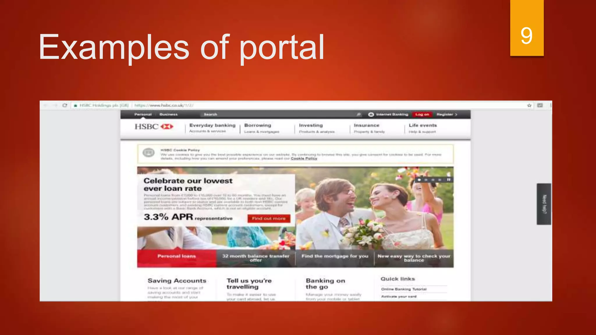 What is portal vs website | PPTX
