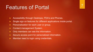 What is portal vs website | PPTX