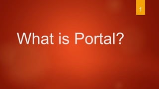 What is portal vs website | PPT