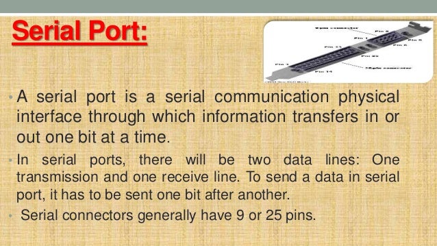 What is port and types? | PPTX