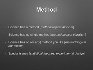 What is philosophy of science? | PPTX