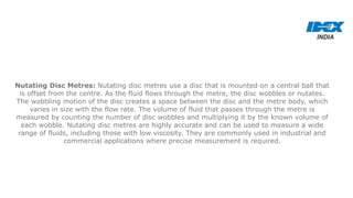 What is Positive Displacement Flow Metres and Its Applications? | PPTX