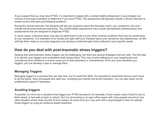 What is PTSD | PDF