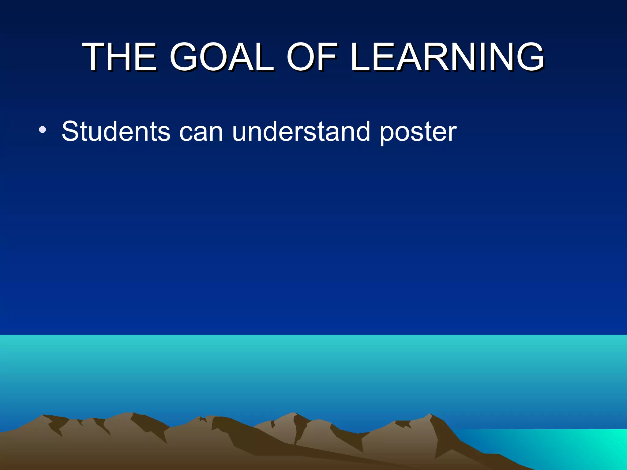 What is poster | PPT