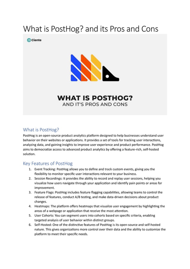 What is PostHog.pdf
