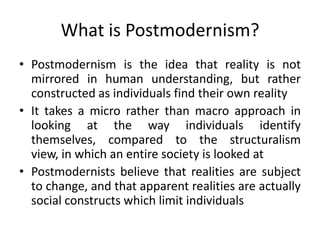 What is postmodernism? | PPT