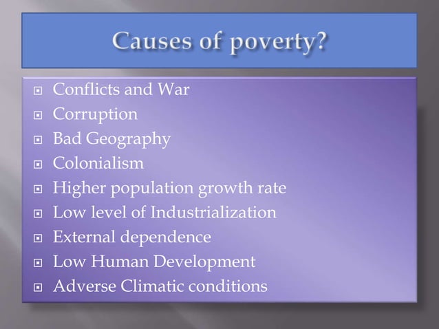What is poverty | PPT
