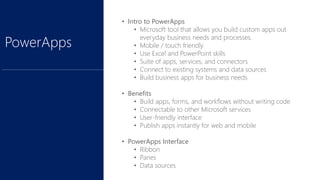 What is Microsoft PowerApps? | PPT