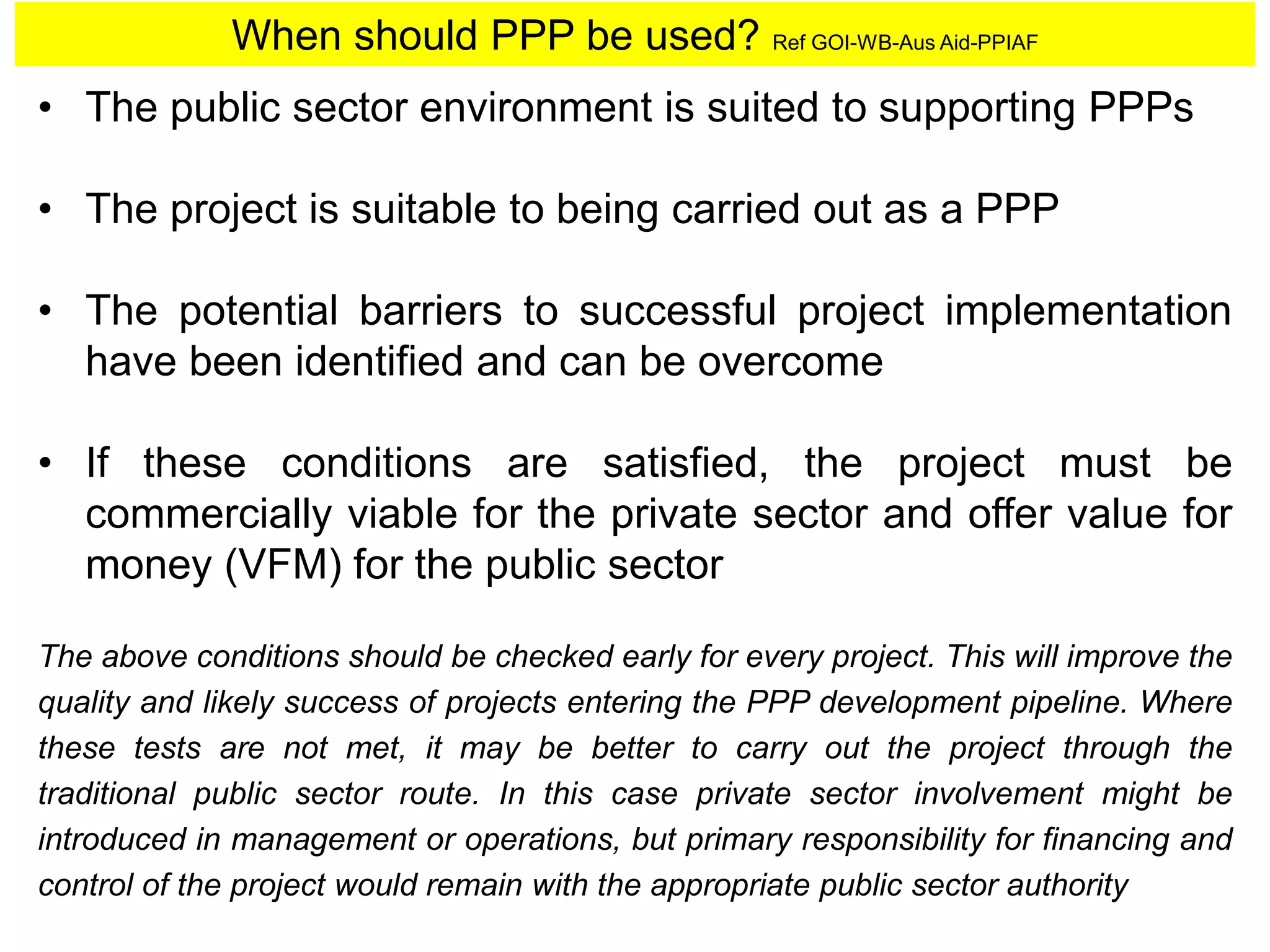What is ppp and when to use ppp | PPT