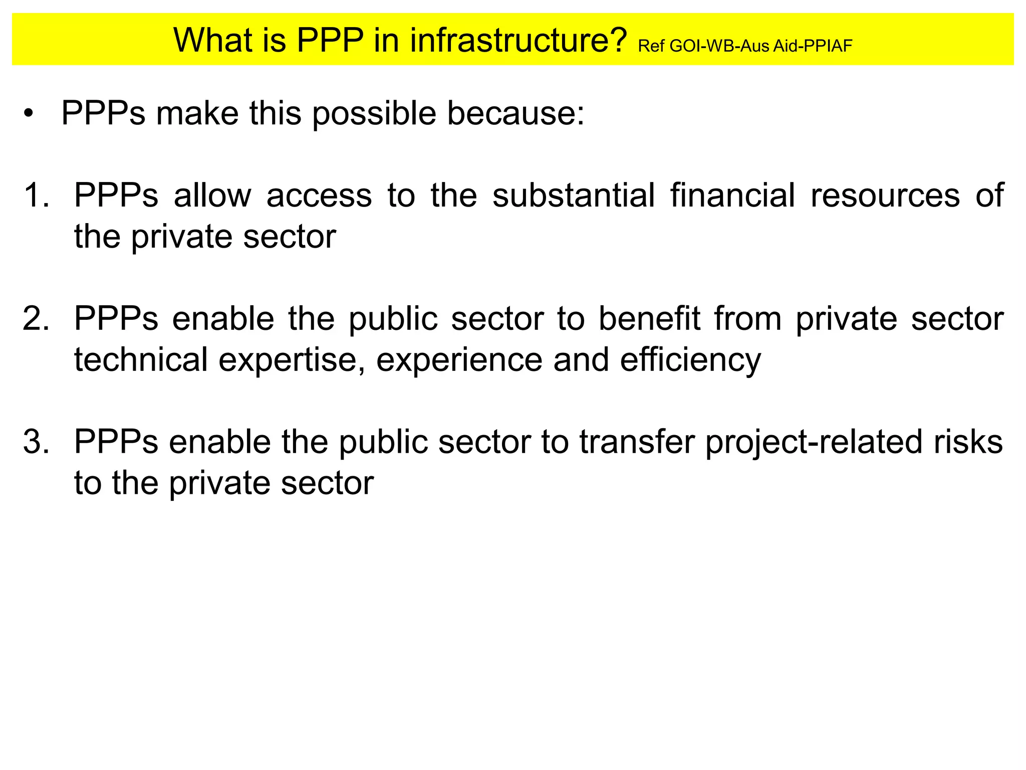 What is ppp and when to use ppp | PPT