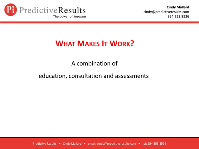 What Is Predictive Index | PPTX | Human Resources | Business