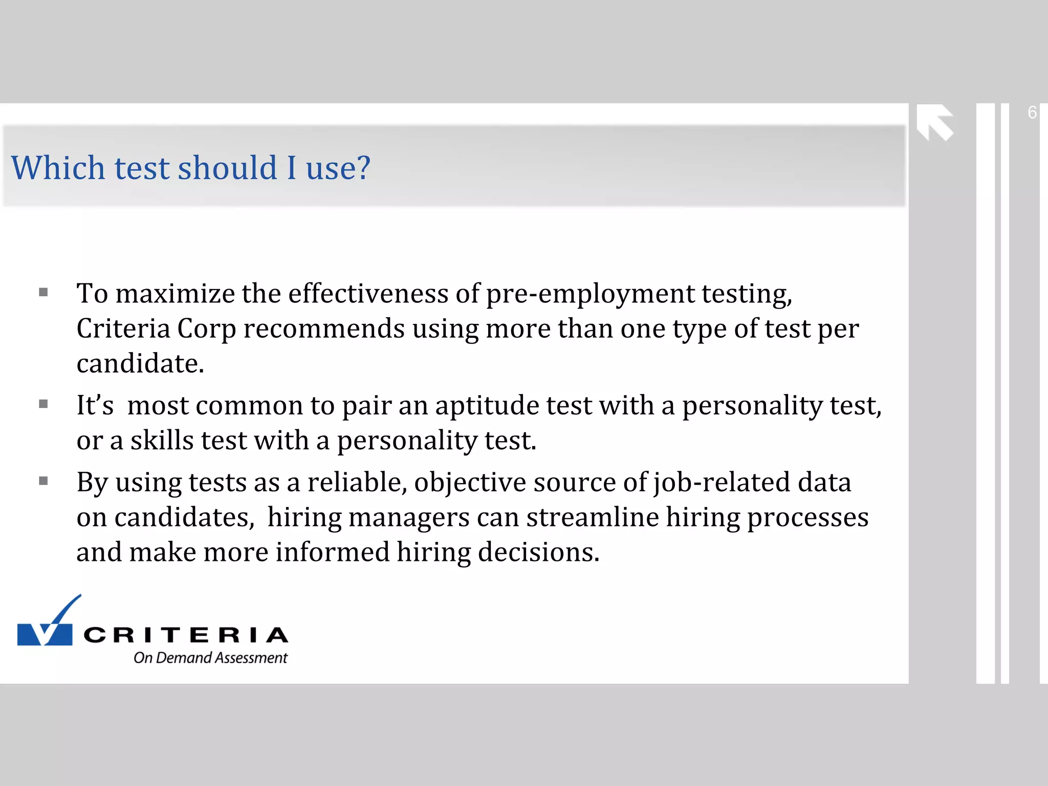 What is Pre-Employment Testing? | PDF
