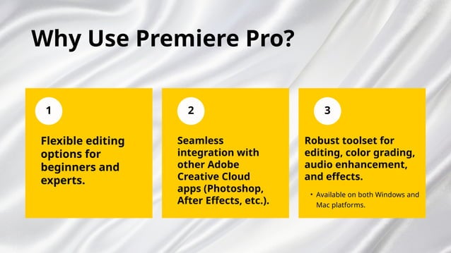 What is Premiere Pro | Complete Guide Step by Step. | PPTX